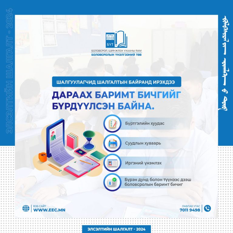 “Гүйцэтгэлийн үнэлгээ-2023” 7-р ангийн даалгаврууд – eec.mn
